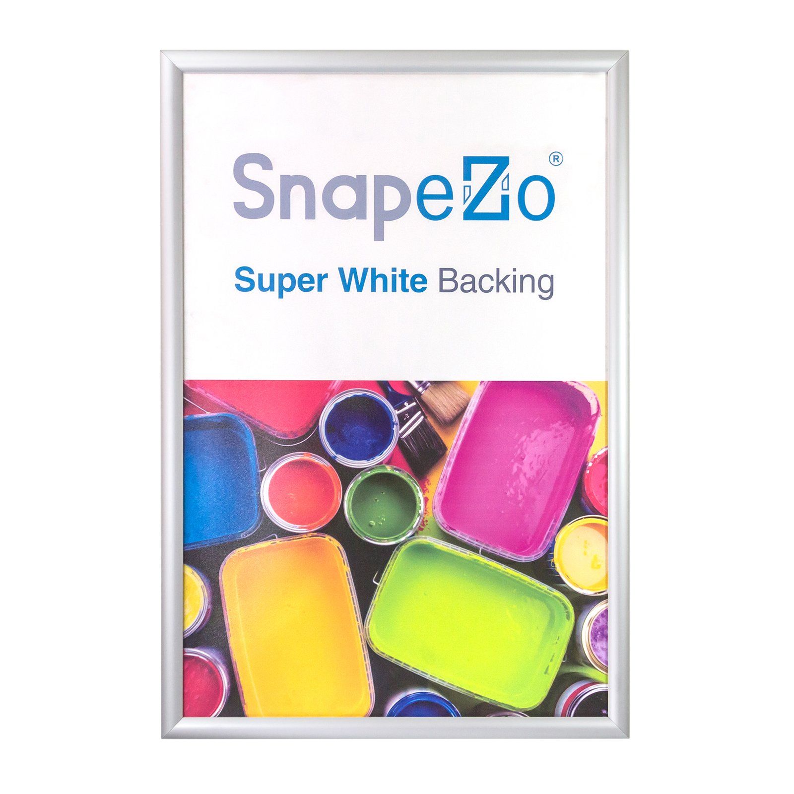 24x48 Silver Snapezo® Snap Frame - 1.7" Profile – Snapezo.com