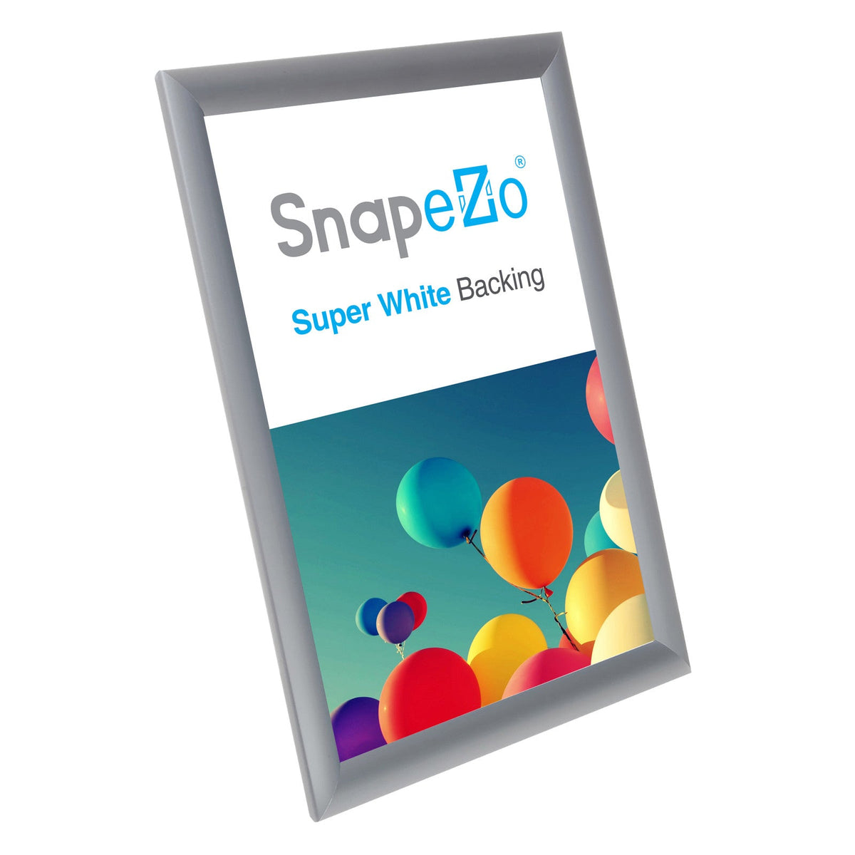 8.5x14 Silver Snapezo® Snap Frame - 1" Profile – Snapezo.com