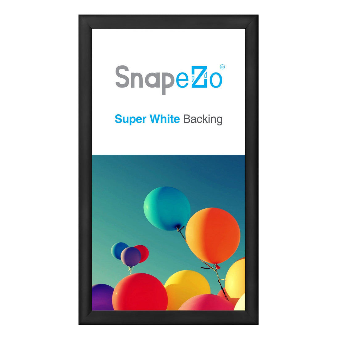13x24 Black Snapezo® Snap Frame - 1.2" Profile – Snapezo.com