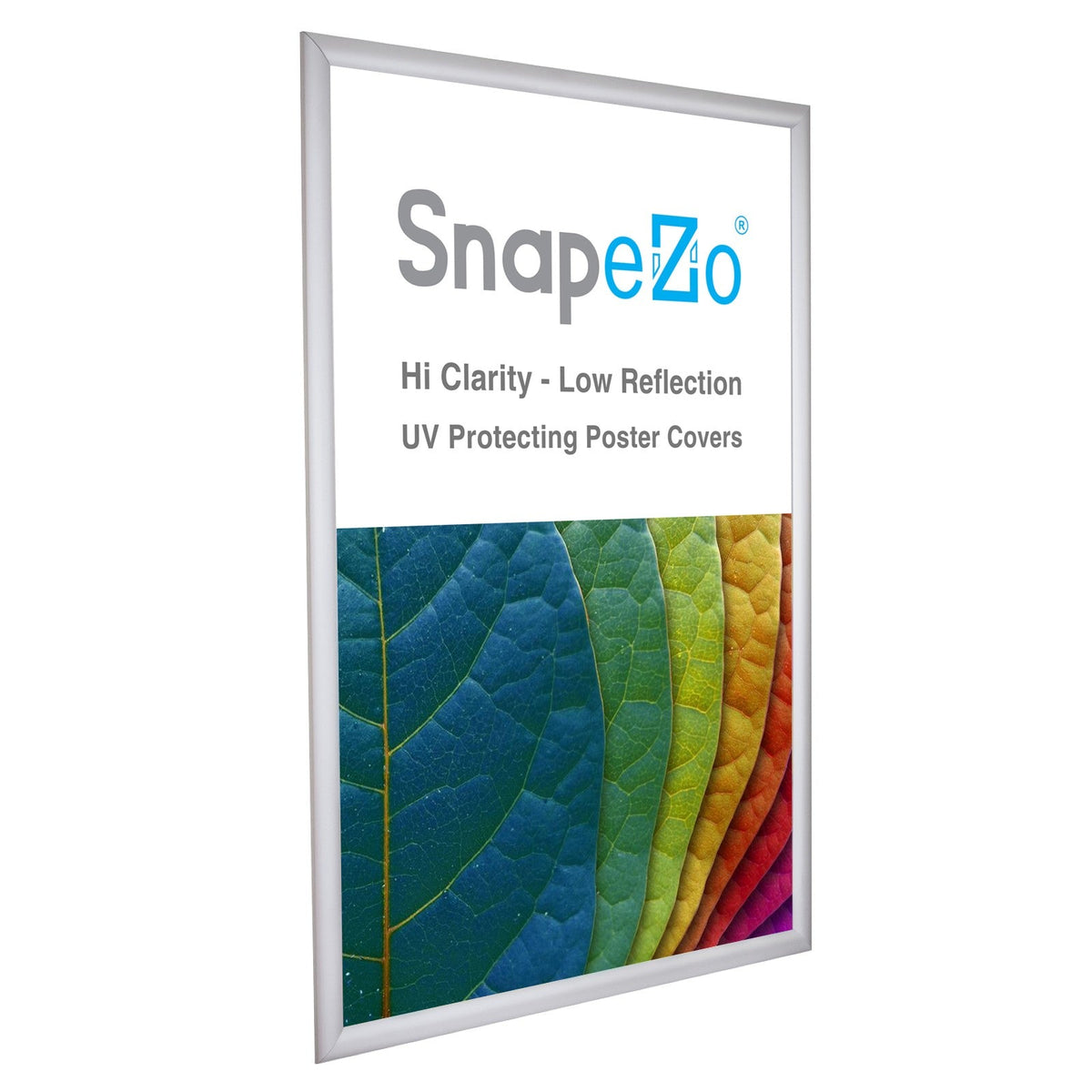 25x37 Silver Snapezo® Snap Frame - 1.2" Profile – Snapezo.com