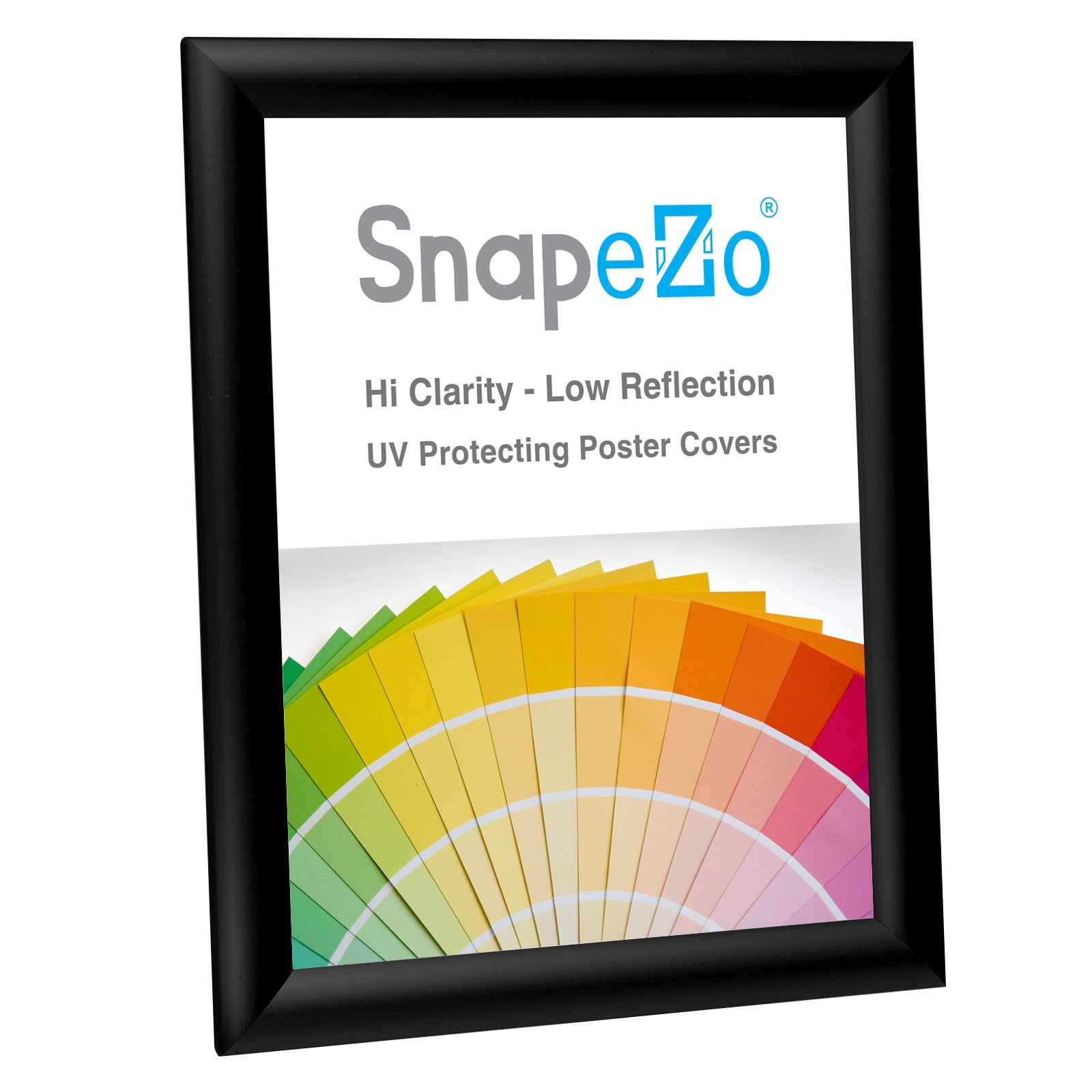 8.5x11 Black Snapezo® Snap Frame - 1" Profile – Snapezo.com